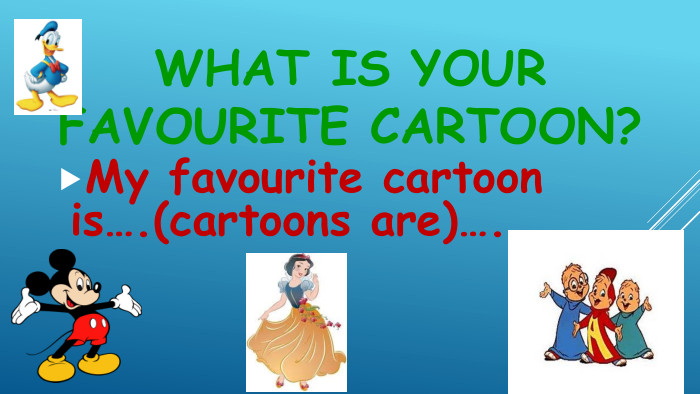 Презентація 3 клас 'Watching Cartoons'