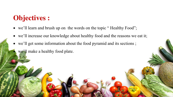 Презентація до позакласного заходу на тему "Healthy Food"