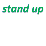 Worksheet "Stand up, Sit down, Open, Close"