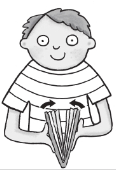 Worksheet "Stand up, Sit down, Open, Close"