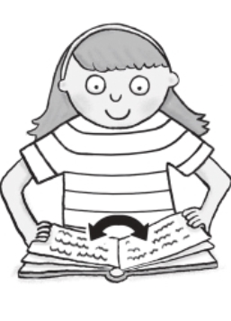 Worksheet "Stand up, Sit down, Open, Close"