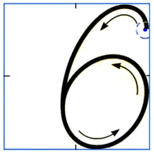 урок 28 Цифра 6. Пропис цифри 6. Склад числа 6. Буква Ь.